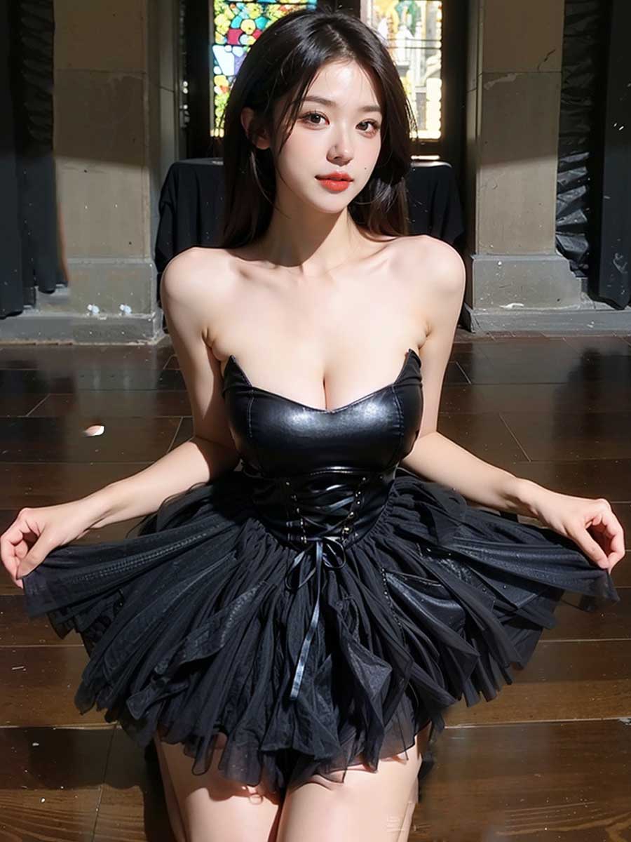 Latex Succubus Cosplay Outfit Yomorio