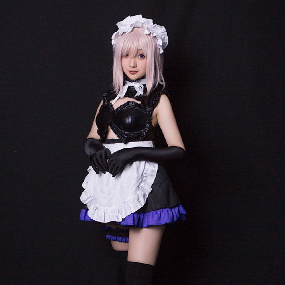 Fate Grand Order Mash Kyrielight Costume Anime FGO Matthew Maid Cospla ...