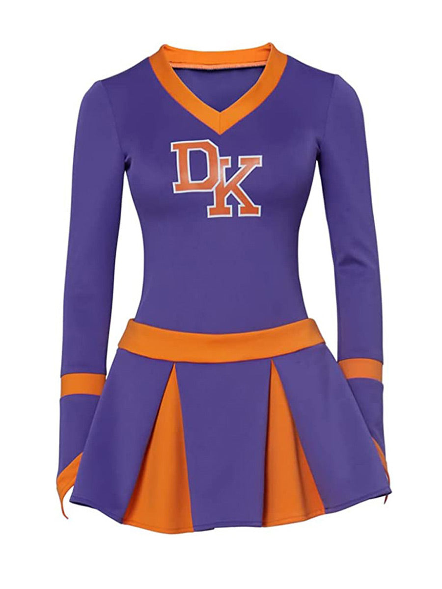 Yomorio DK High School Cheerleader Costume - Long Sleeve, V Neck – YOMORIO