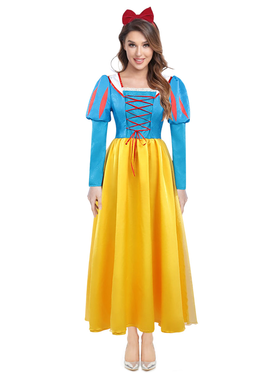 Classic Princess Snow Long Dress – YOMORIO