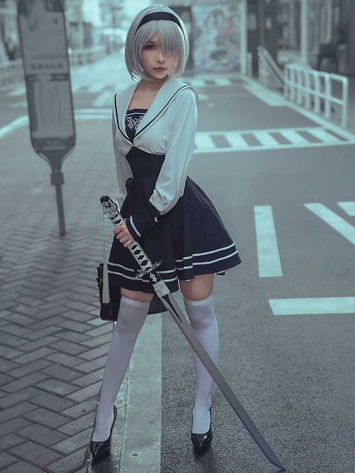 Game 2B Cosplay School Uniform – YOMORIO