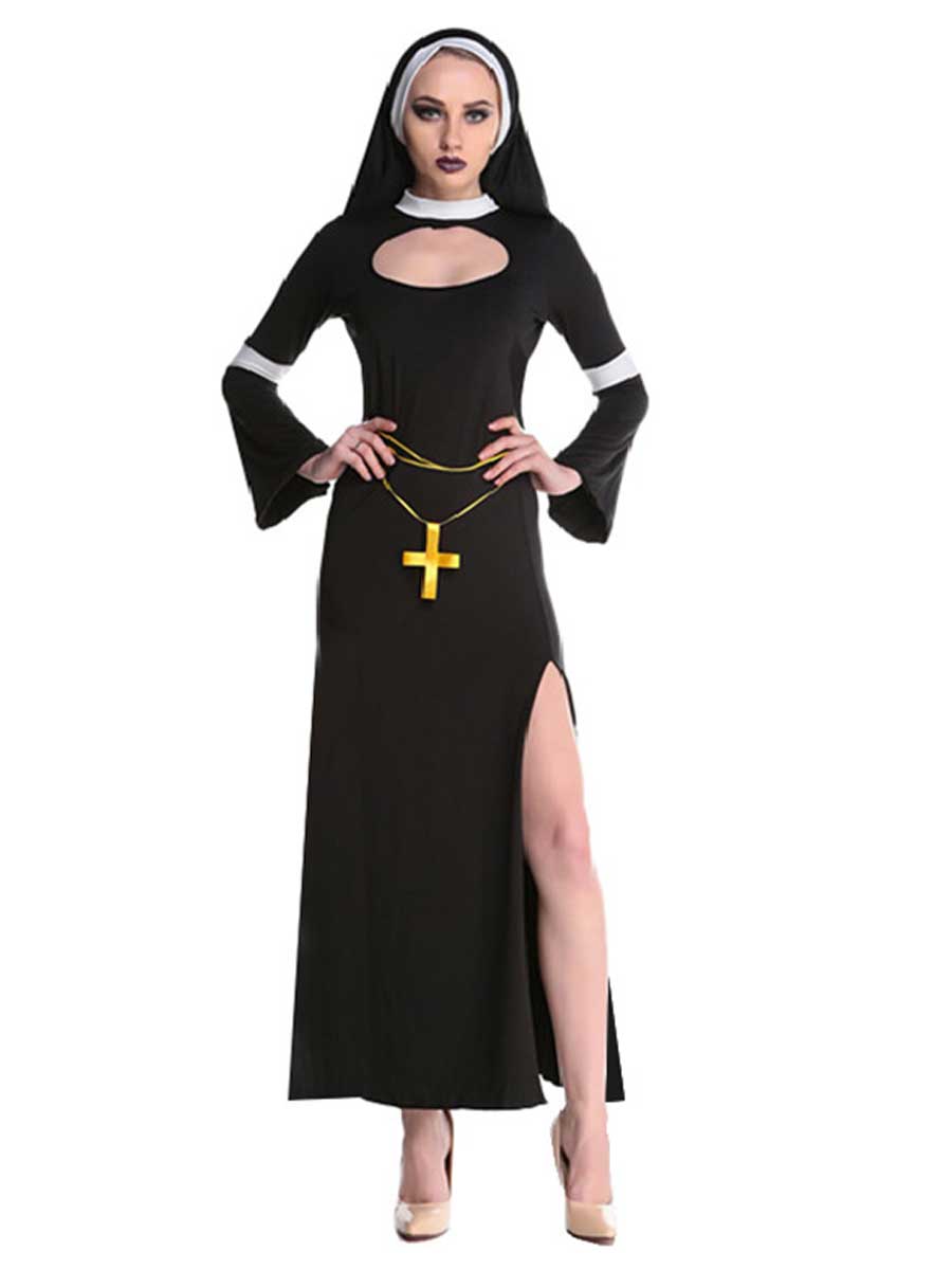Sister Nun Cosplay Maxi Dress – YOMORIO