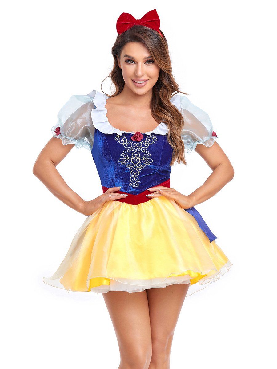 Velvet Princess Snow Mini Dress – YOMORIO