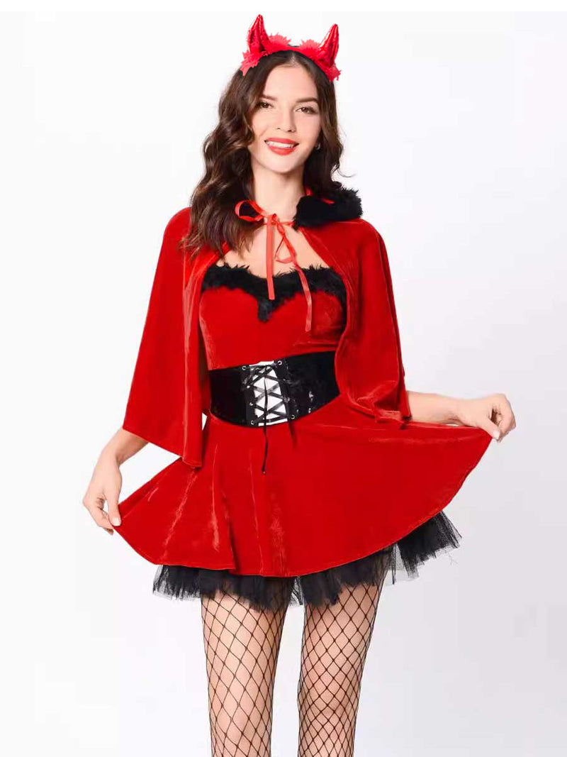 Red Velvet Devil Cosplay Outfit – YOMORIO