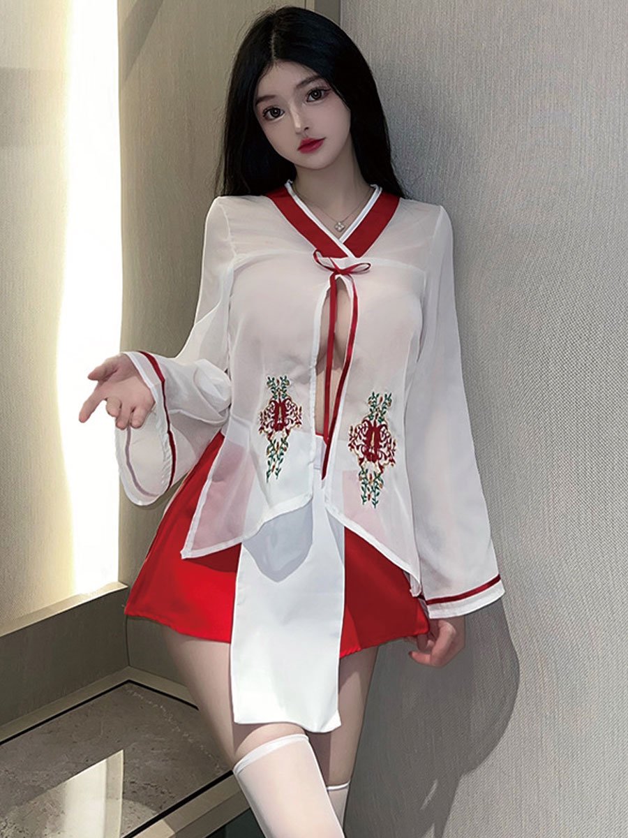 Japanese Shrine Maiden Costume – YOMORIO