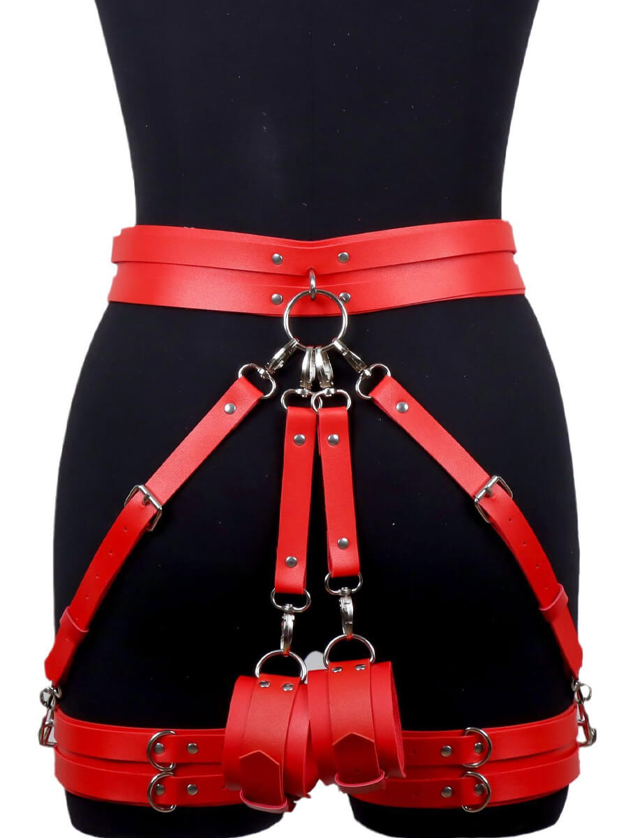 Leather Garter Harness Set – YOMORIO