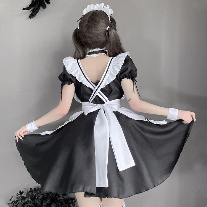Yomorio Sexy Maid Costume Cute Lolita Cosplay Outfit French Apron Maid ...