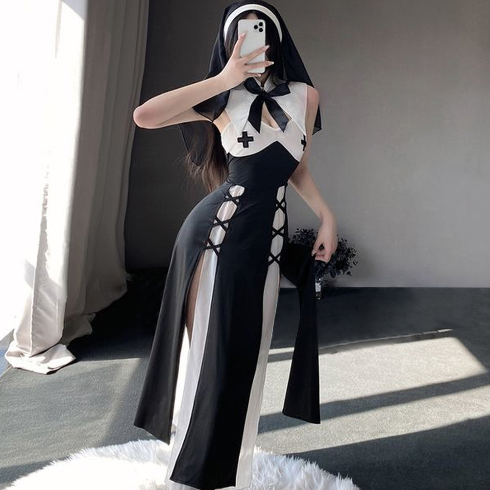 Sleeveless Nun Costume Yomorio